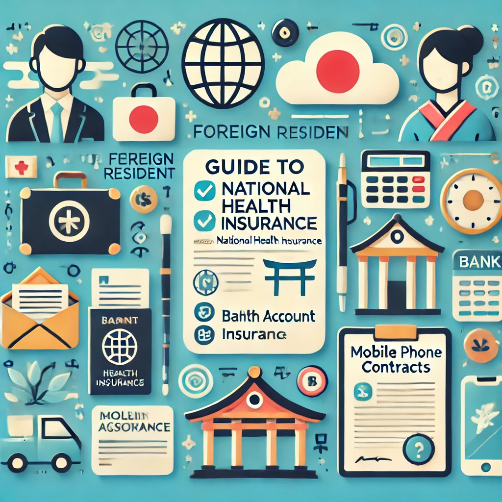 Guide to Foreign Resident Registration, National Health Insurance, Bank ...
